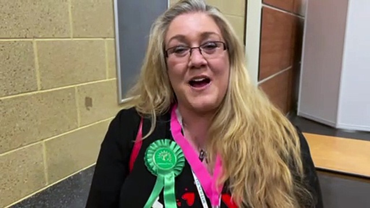 Julie Howell, of the Green Party, won the most votes of the night with ...