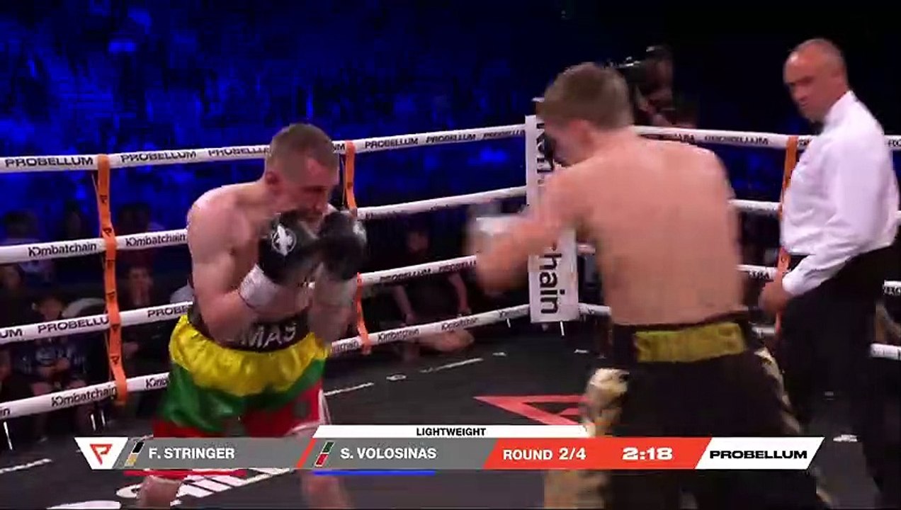 Frankie Stringer vs Simas Volosinas (22-04-2022) Full Fight - video ...