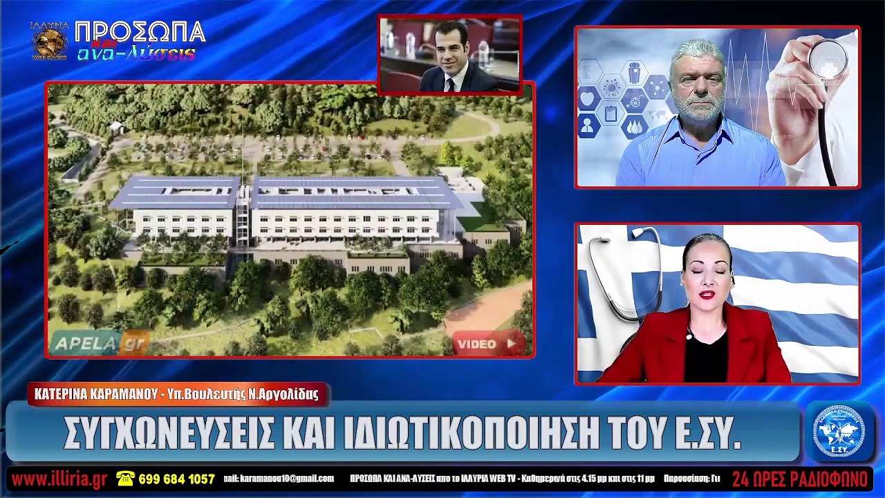 ΙΛΛΥΡΙΑ WEB TV ΣΥΓΧΩΝΕΥΣΕΙΣ ΚΑΙ ΙΔΙΩΤΙΚΟΠΟΙΗΣΗ ΤΟΥ Ε ΣΥ ΚΑΤΕΡΙΝΑ ...