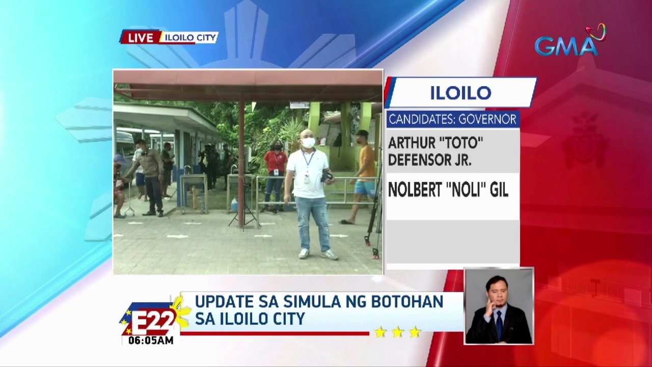 Update sa simula ng botohan sa Iloilo City | Eleksyon 2022 - video ...