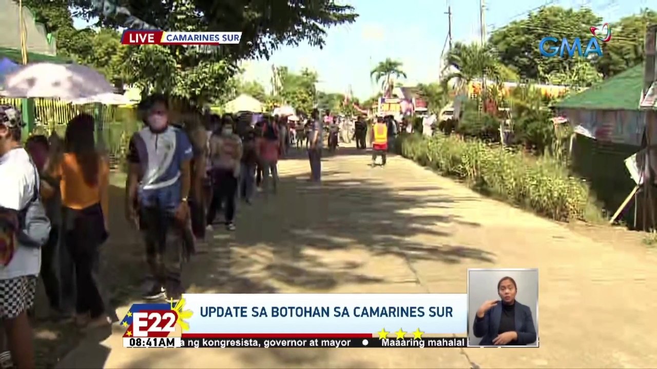 Update sa botohan sa Camarines Sur as of 8:41 a.m. | Eleksyon 2022 ...