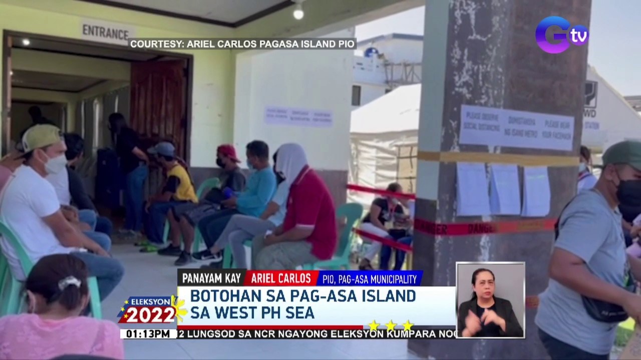 Botohan sa Pag-asa Island sa West Philippine Sea | Eleksyon 2022 ...
