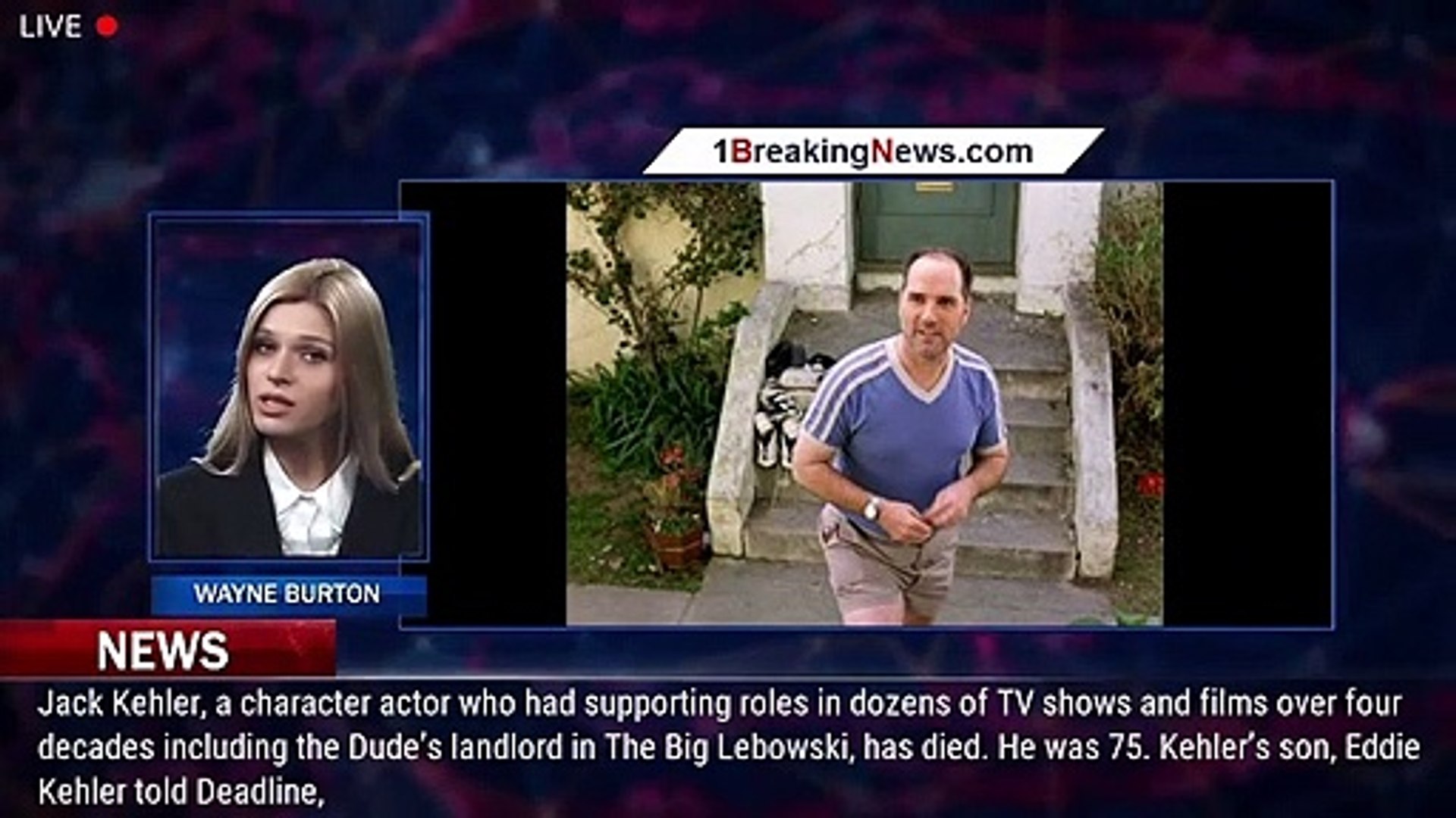 Jack Kehler 1996 Press Photo Jack Lemmon Jack Kehler Connie Ray My