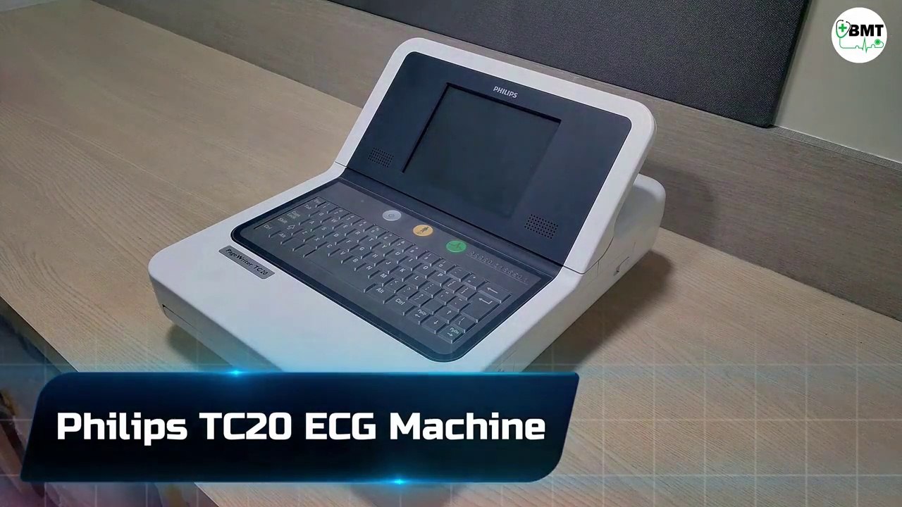 Philips PageWriter TC20 ECG machine _ How to use _ Insert ECG Paper ...