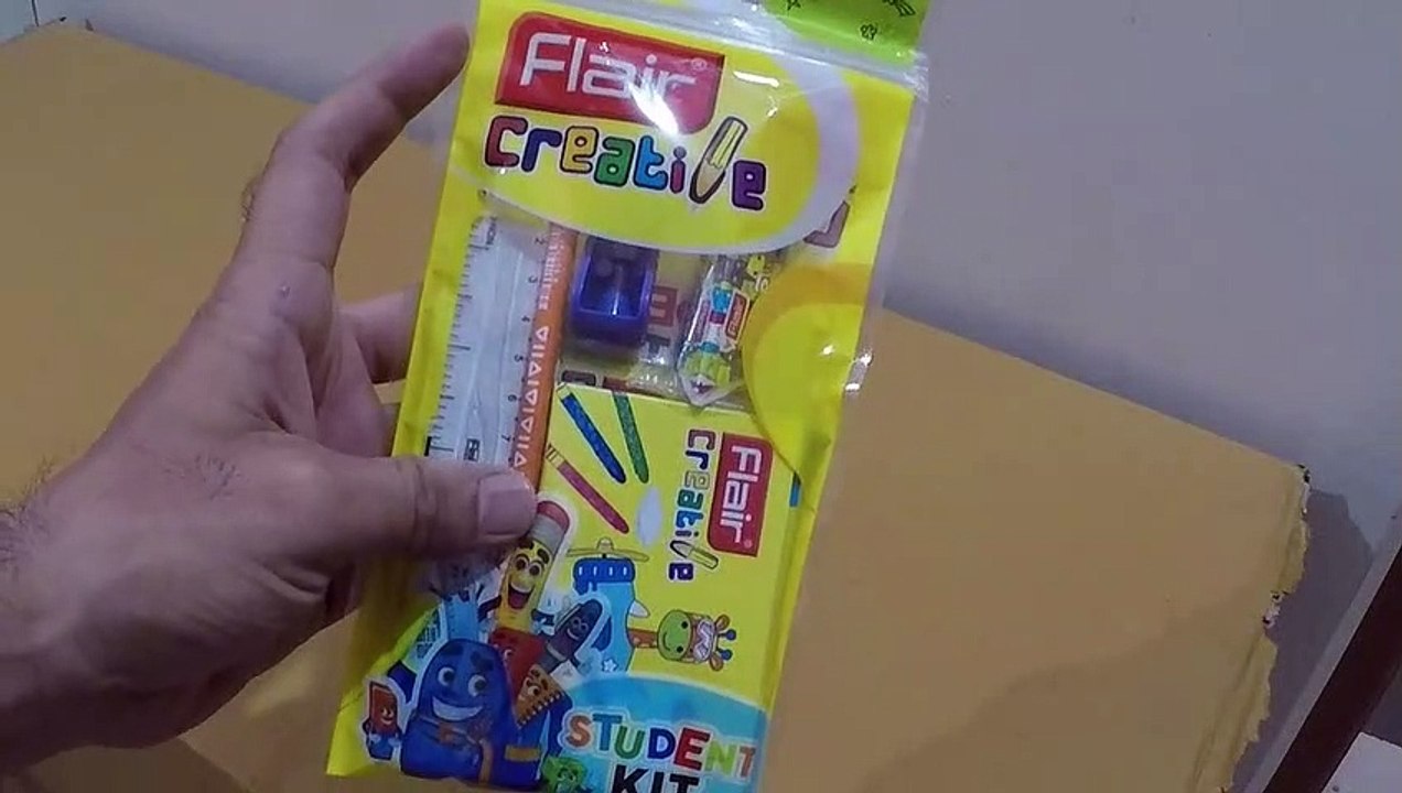 Unboxing and Review of flair creative student kit for return gift ...