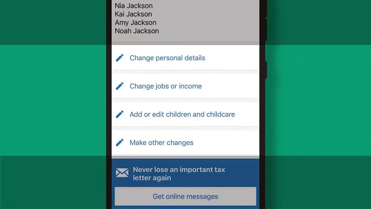 How do I use the HMRC app to manage my tax credits? - video Dailymotion