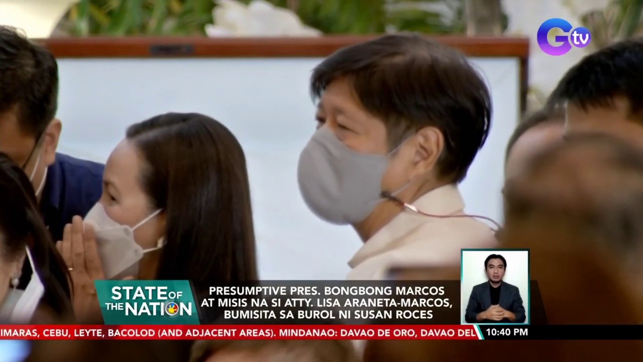 Presumptive Pres. Bongbong Marcos at misis na si Atty. Lisa Araneta ...