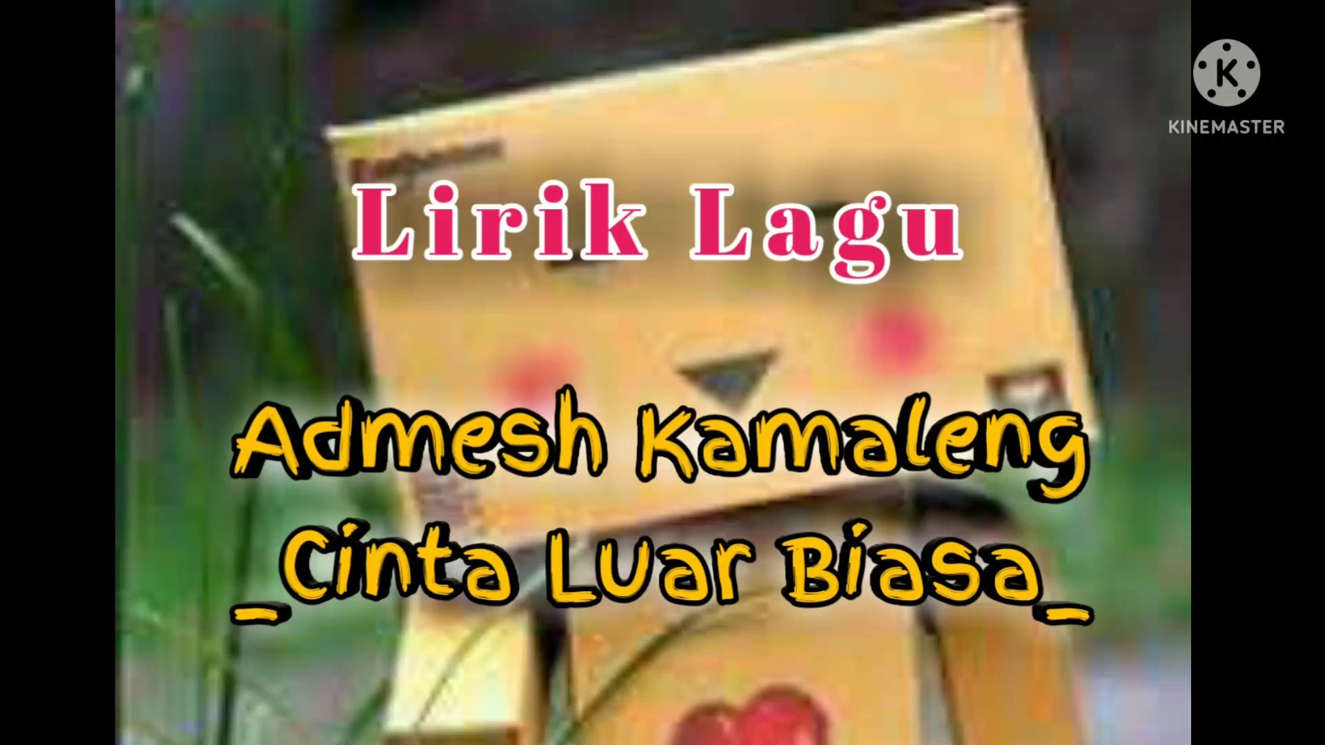 cinta luar biasa dj lirik - Gavin Gill cinta luar biasa dj lirik - Gavin Gill