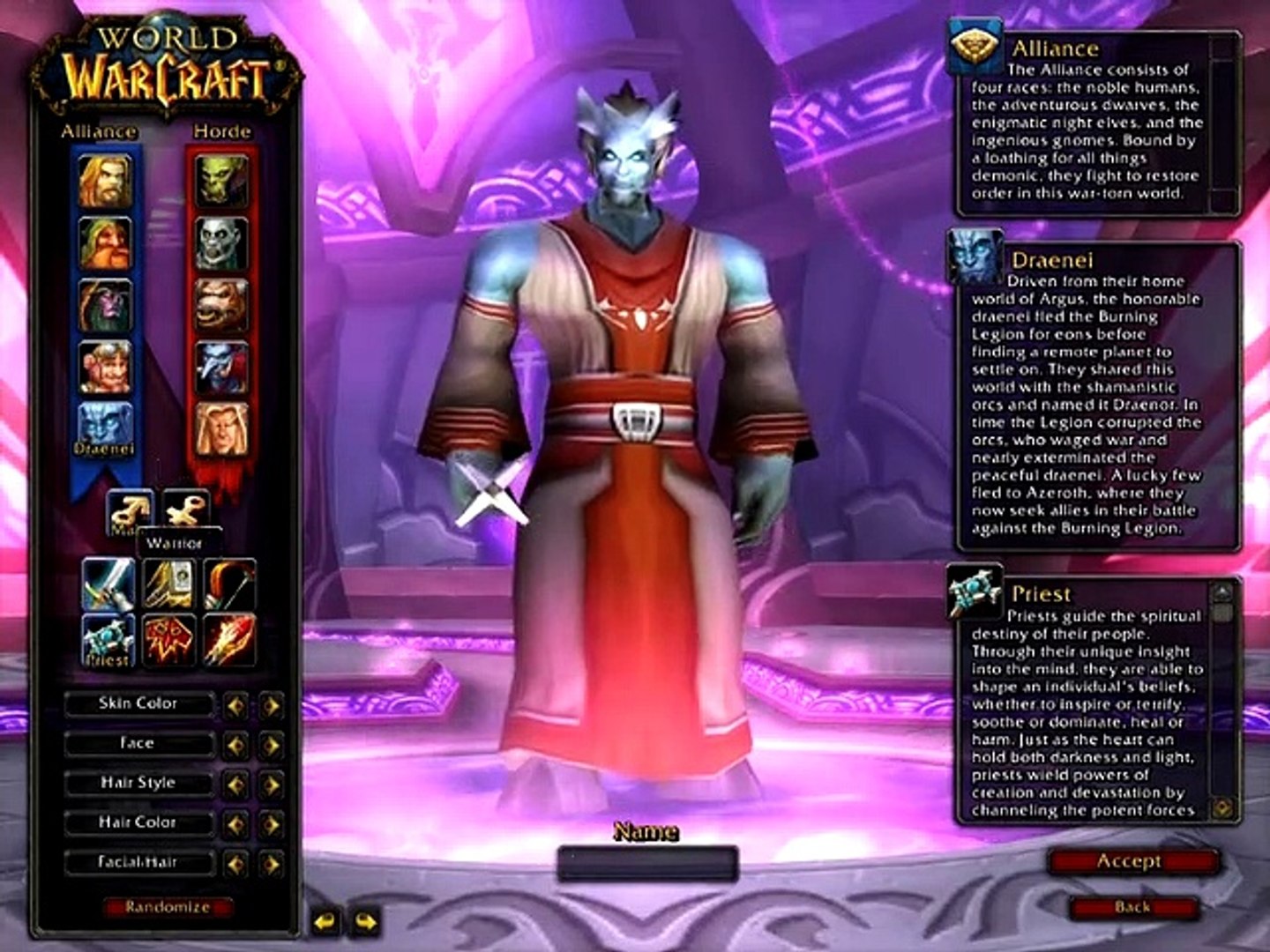 World Of Warcraft Characters