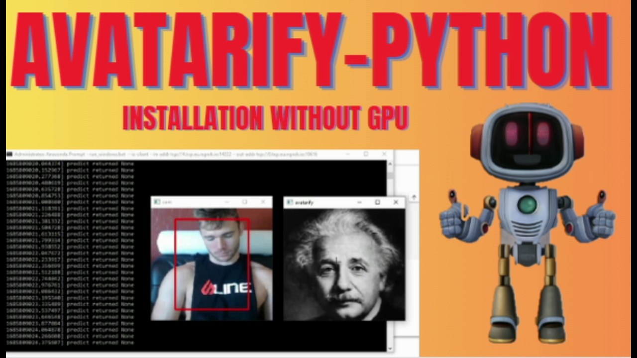 How To Install Avatarify-Python without GPU on your computer/Mac/Linux - video Dailymotion