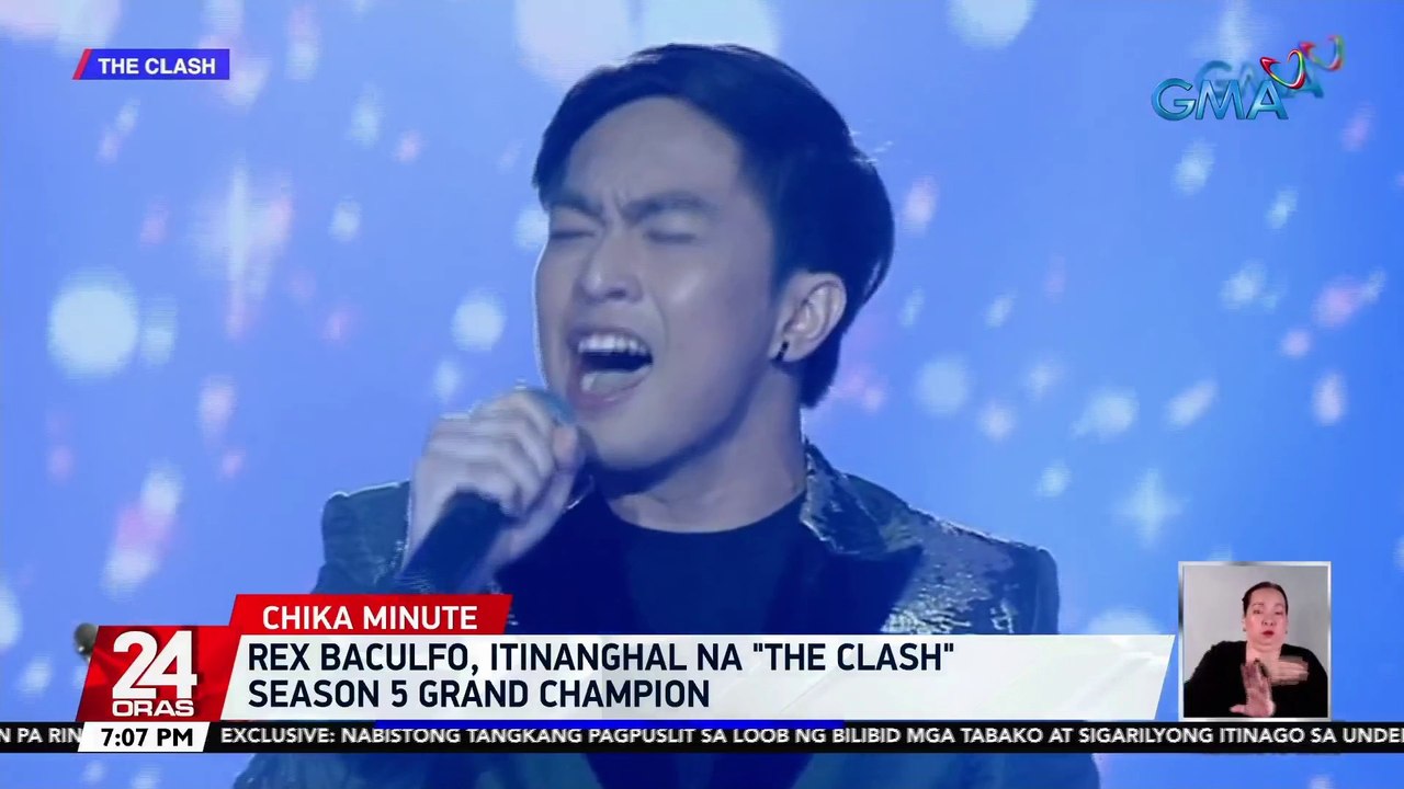 Rex Baculfo, itinanghal na "The Clash" Season 5 Grand Champion | 24 ...