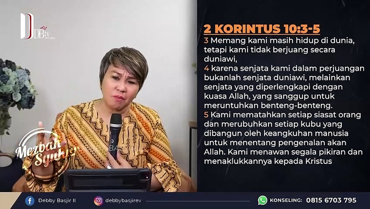 2 Korintus 10 ayat 35 - Debby Basjir #debbybasjir - video Dailymotion