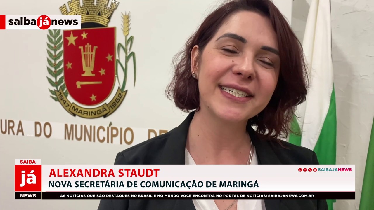 Alexandra Staudt toma posse como nova secretária de comunicação de ...