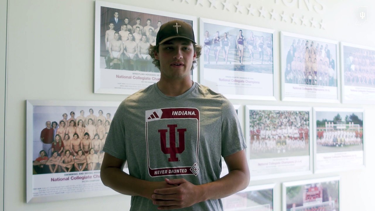 Indiana Starting Pitcher Luke Sinnard Reacts to NCAA Tournament ...
