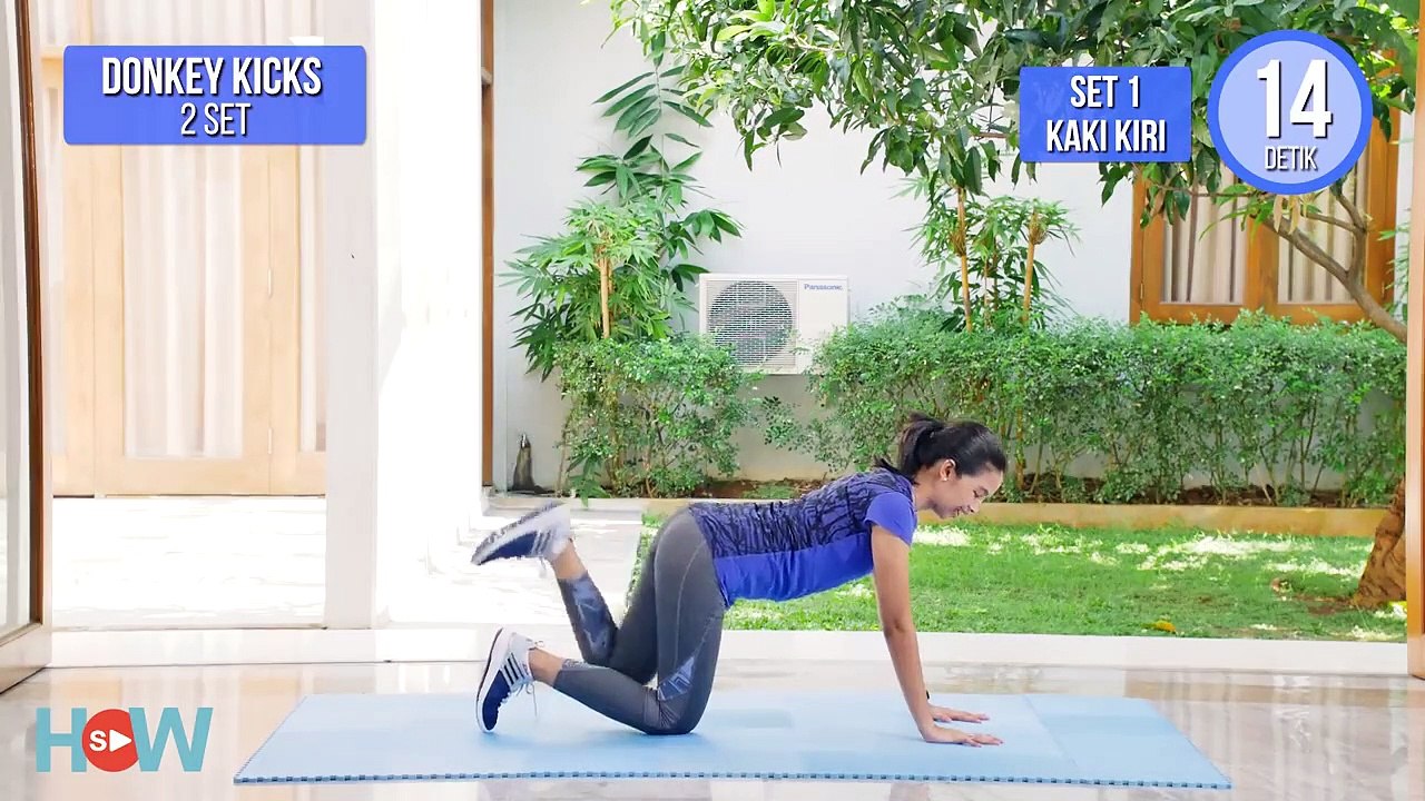 Cara Mengencangkan Bokong & Mengecilkan Paha Hanya 5 Menit Latihan ! Butt Workout - video ...
