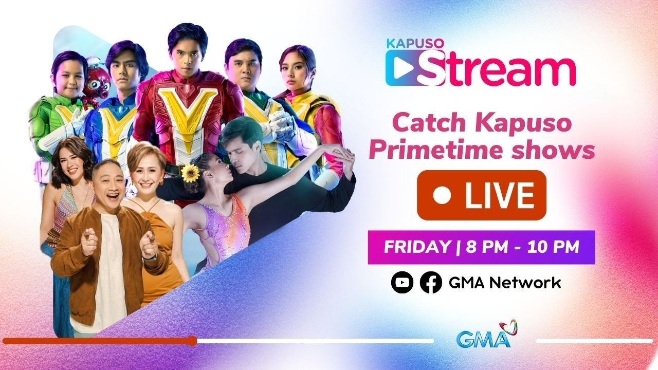 Kapuso Stream: Voltes V Legacy, Hearts On Ice, Bubble Gang | LIVESTREAM ...