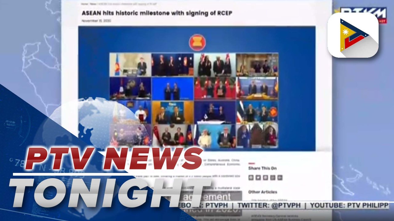 PH now officially part of RCEP - video Dailymotion