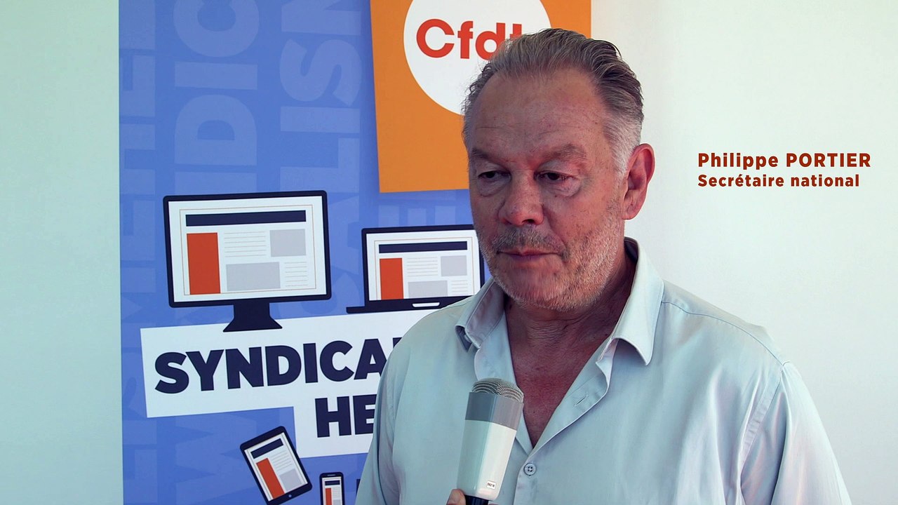 L'interview de syndicalisme hebdo - Philippe Portier - Vidéo Dailymotion