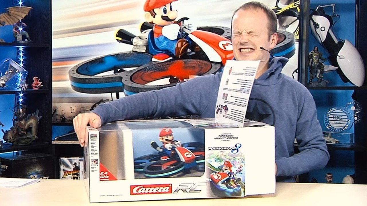 Nintendo Mario Copter - Unboxing: Ist es ein Vogel? Ein Flugzeug? Nein ...