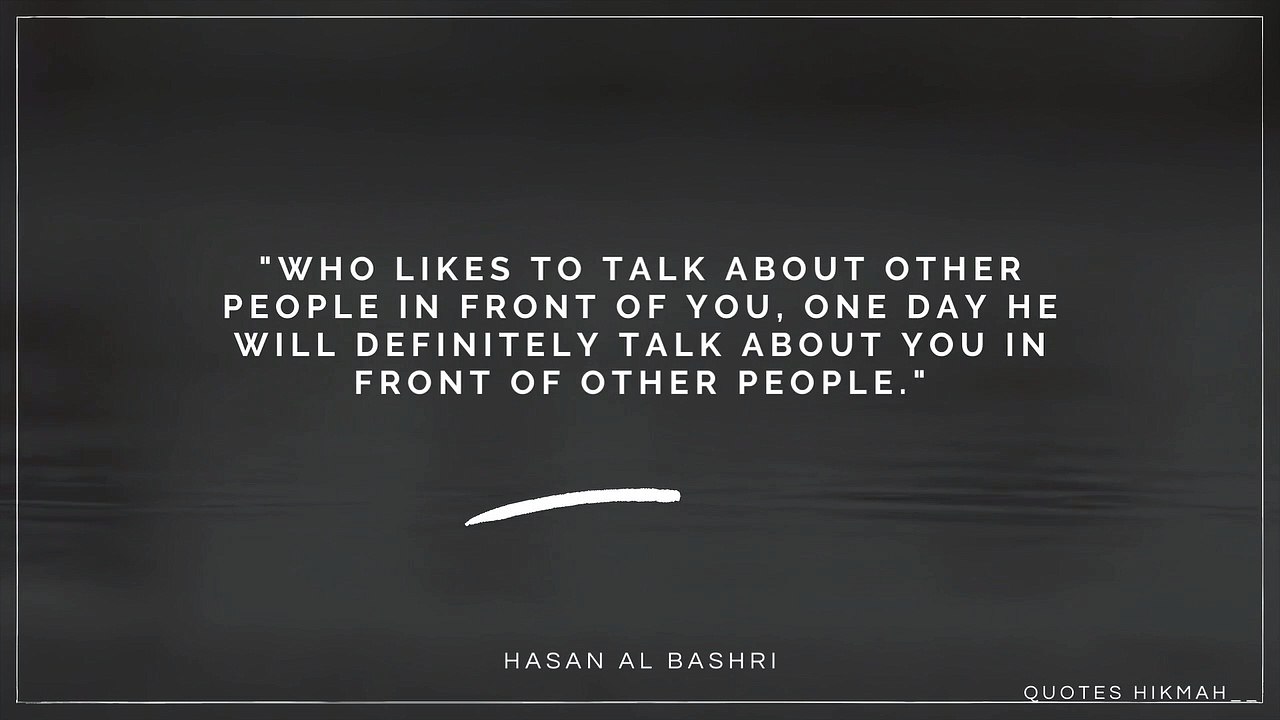 Who likes to talk | Quotes Hasan al Bashri [English-Indonesia] - video ...