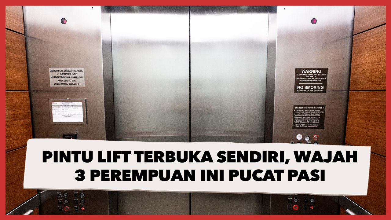 Pintu Lift Terbuka Sendiri, Wajah 3 Perempuan Ini Pucat Pasi - Video ...
