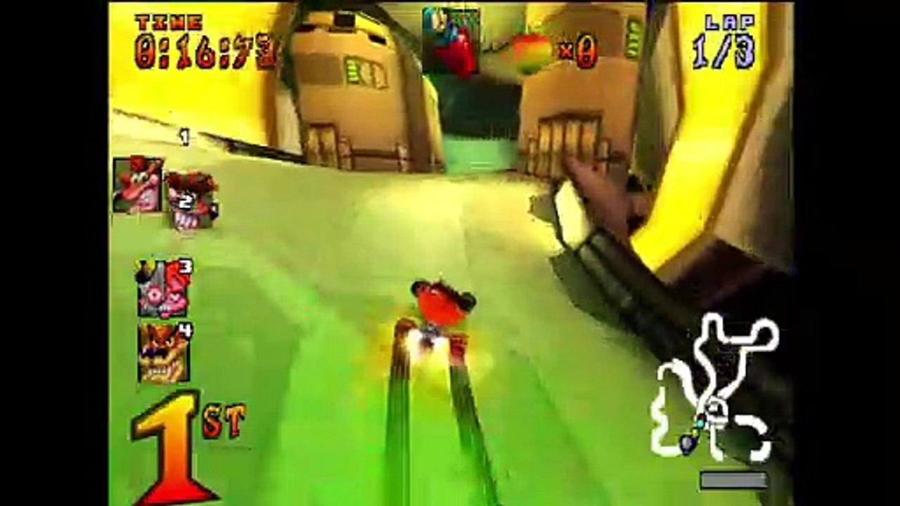 [PS1] Crash Team Racing Gameplay - Oxide Station - video Dailymotion