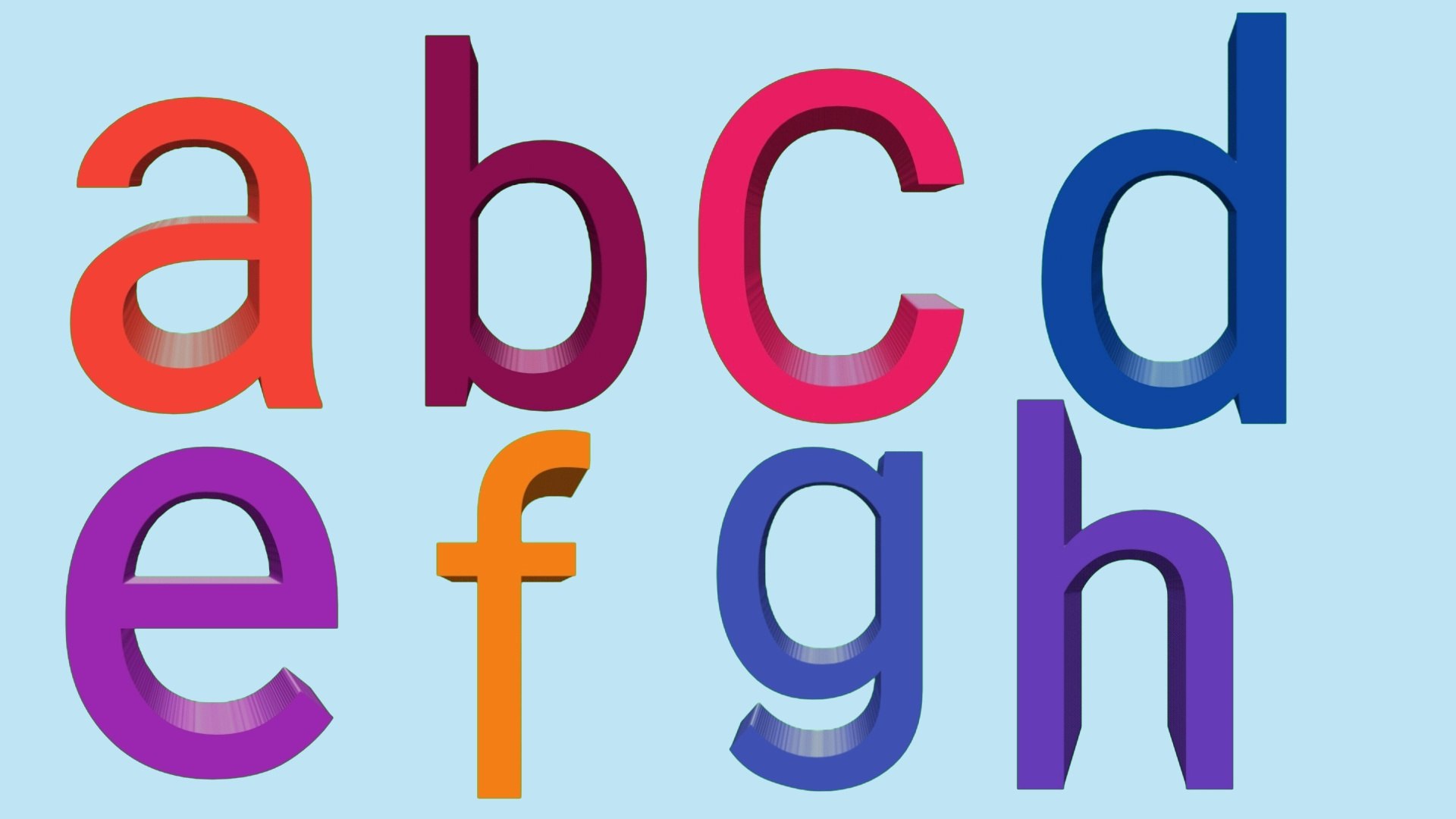 Abcdefghijklmnopqrstuvwxyz Letters Hd