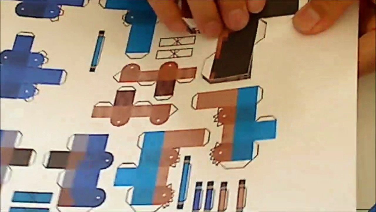 How To Make A Bendable Creeper Minecraft Papercraft HD BENDABLE