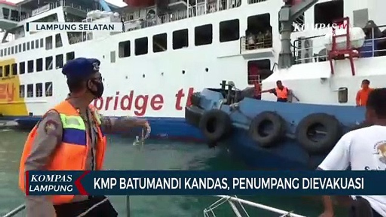 Penumpang KMP Batumandi yang Kandas Dievakuasi - Video Dailymotion