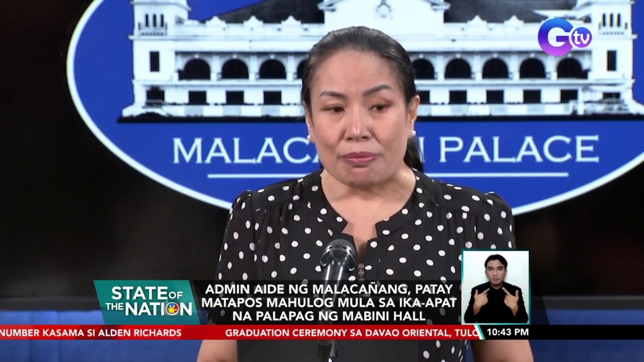 Admin aide ng Malacañang, patay matapos mahulog mula sa ika-apat na ...