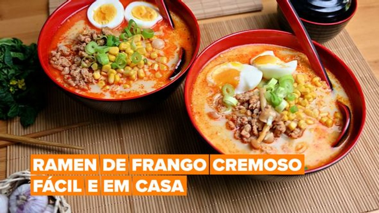 Ramen de frango cremoso fácil e em casa - Vídeo Dailymotion