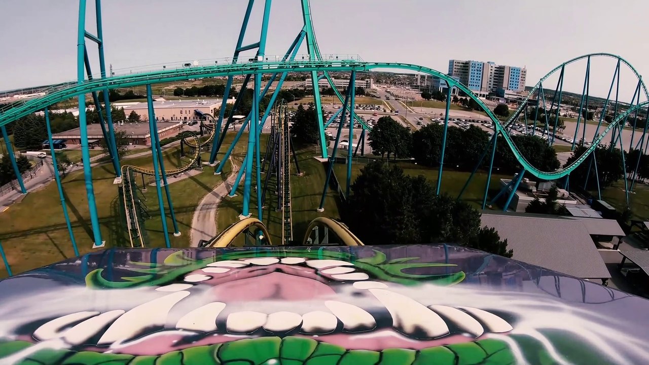 Dragon Fyre Roller Coaster (Canada's Wonderland - Vaughan, Ontario ...