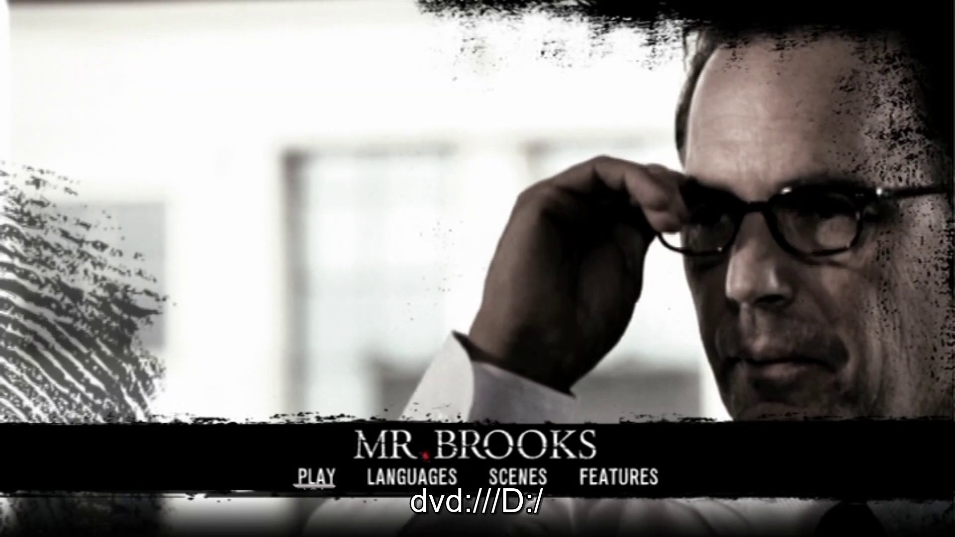 Mr Brooks Dvd Cover