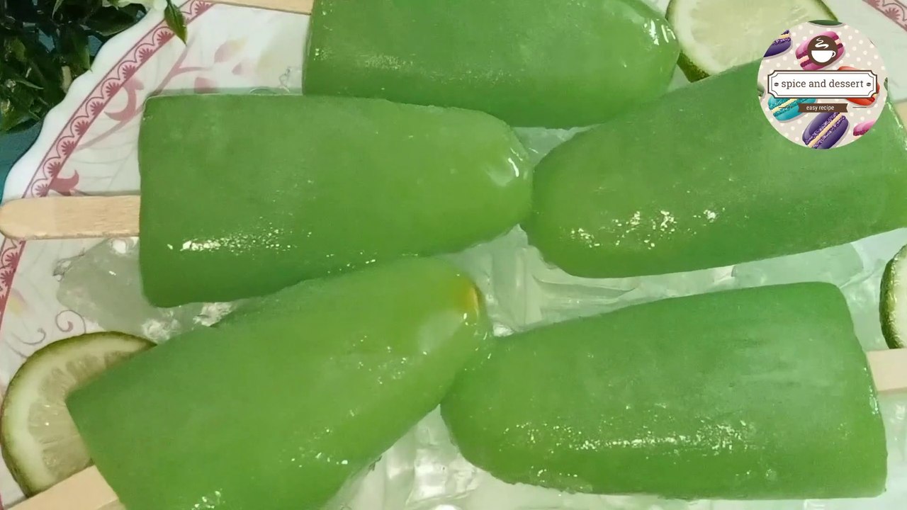 Lemon Loli Ice-cream recipe||লেমন ললি আইসক্রিম রেসিপি||Summer Ice-cream ...