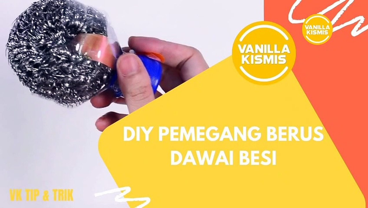 DIY Pemegang Berus Dawai Besi, Mudahkan Proses Mencuci Kuali Berkarat ...