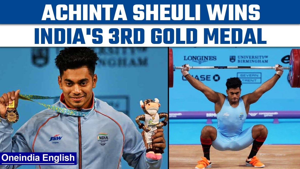 Achinta Sheuli wins 3rd gold medal for India, 6th in weightlifting at ...