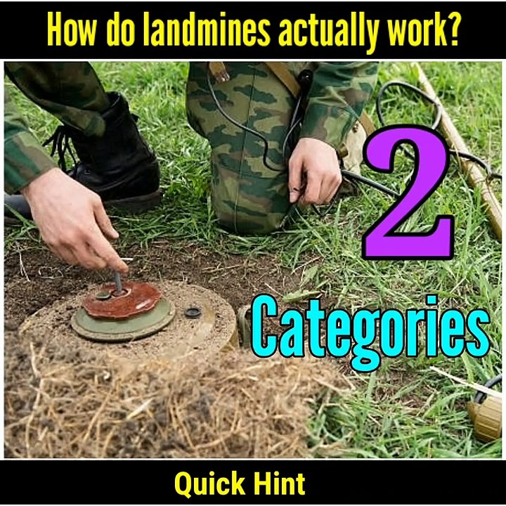 लैंडमाइन कैसे काम करता है? | How Landmines Work? | Anti-personnel mine ...