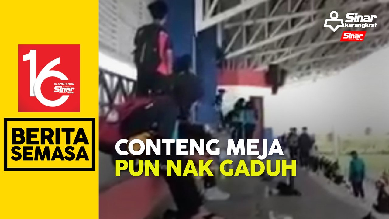Polis sahkan dua pelajar gaduh angkara conteng meja - Video Dailymotion