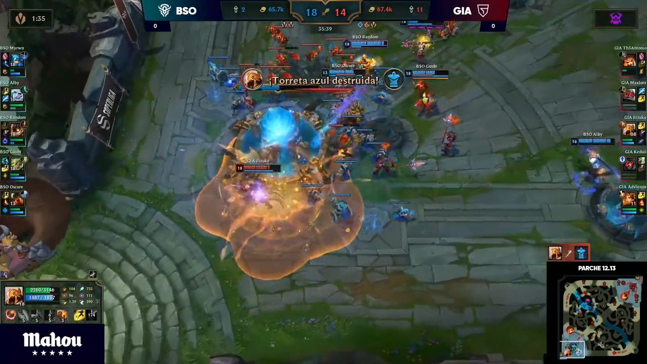 LoL - Superliga: Jiizuke acaba la primera partida con un backdoor de infarto - Vídeo Dailymotion