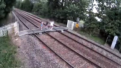 Dangers of trespassing on train tracks