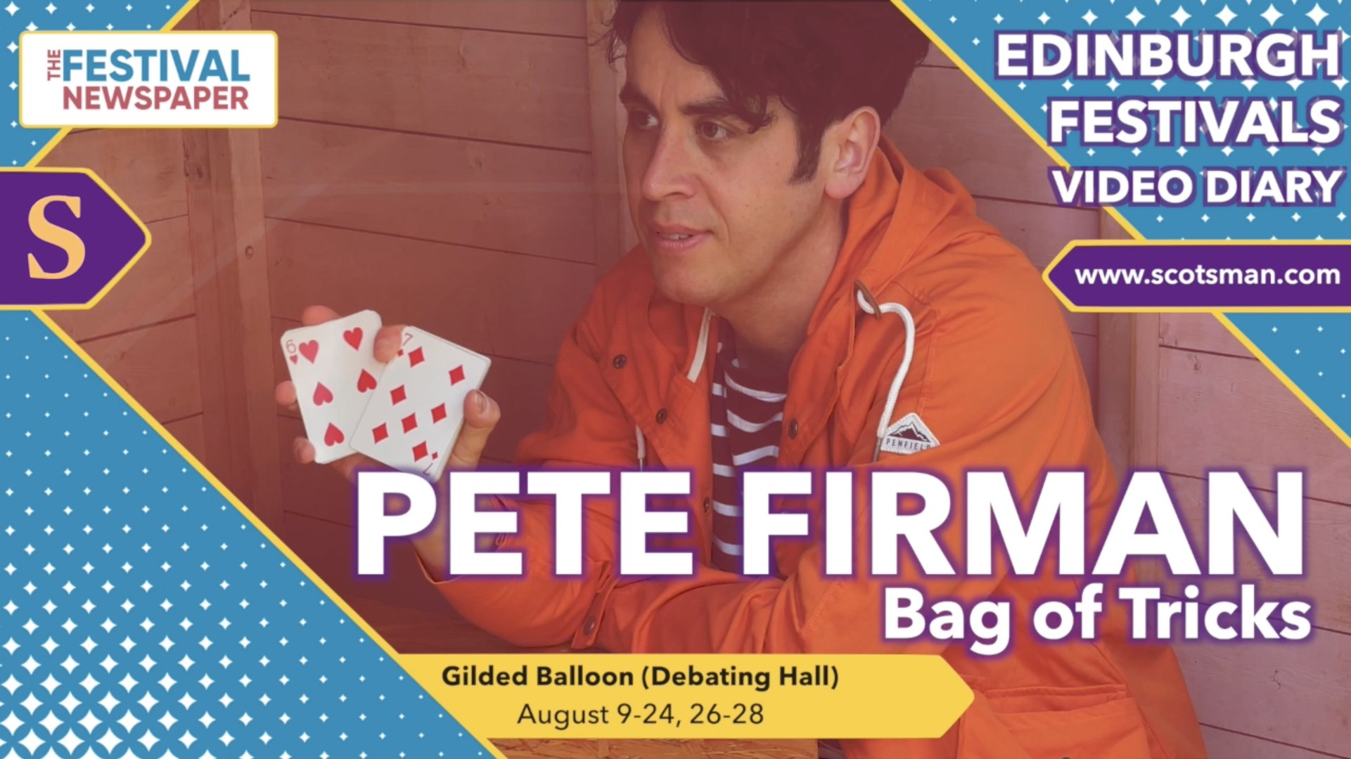 Watch Our Chat With Pete Firman At Edinburgh Fringe Edinburgh Fringe