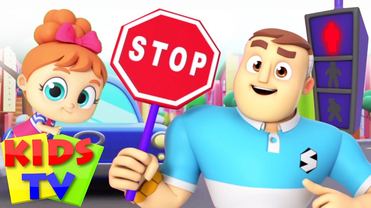 Traffic Safety Song - Nursery Rhymes - Preschool Videos -Traffic Rule ...