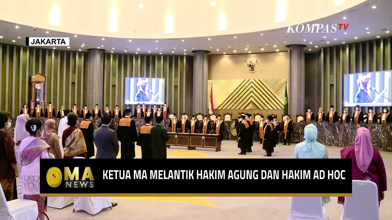 Prosesi Pelantikan Nani Indrawati & Cerah Bangun sebagai Hakim Agung ...