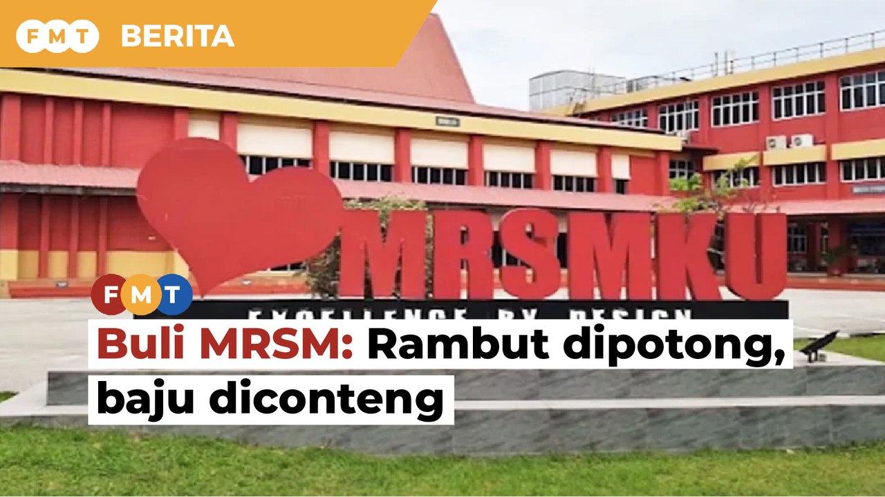 Polis siasat kes buli MRSM, rambut pelajar dipotong, baju diconteng ...