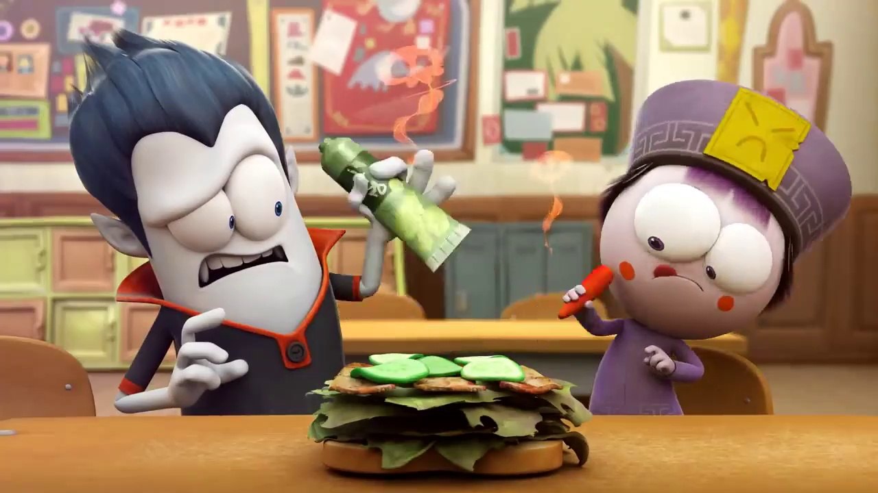 Funny Animated Cartoon | Spookiz Cula the Scary Wizard in the School ...