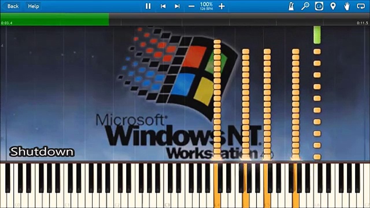 WINDOWS STARTUP AND SHUTDOWN SOUNDS IN SYNTHESIA - video Dailymotion