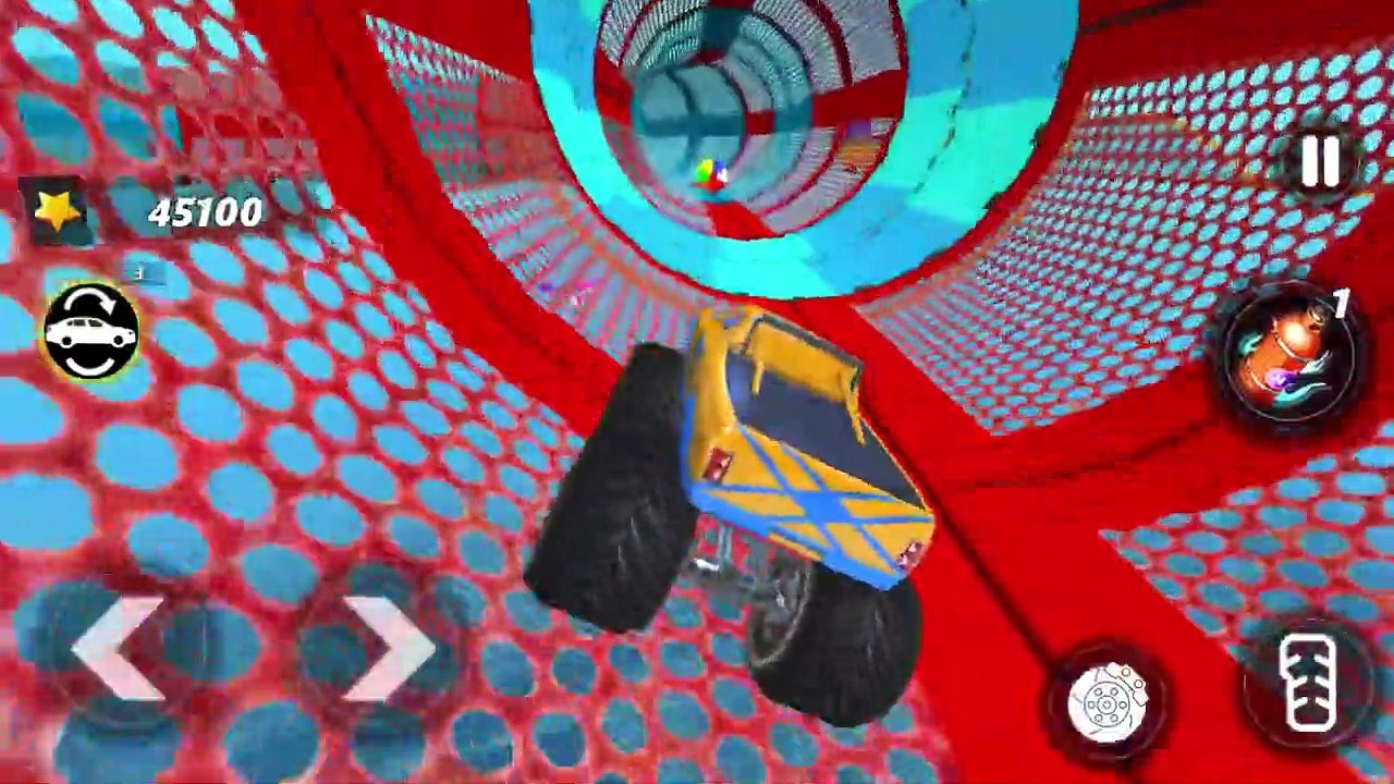 Extreme Monster Truck Ramp Car Stunts V22 - 4x4 Big Truck Driver ...