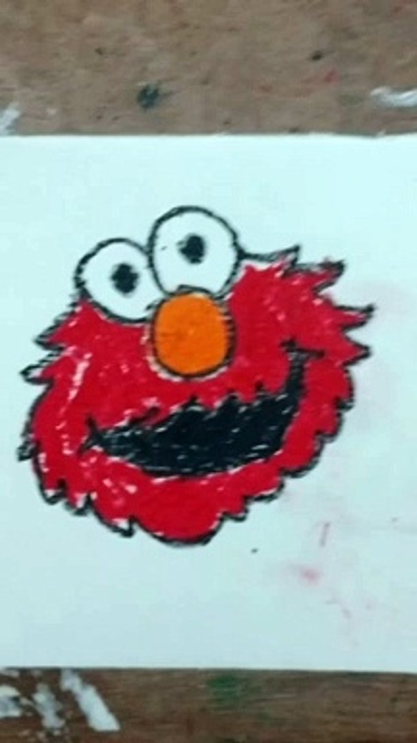 Elmo Drawing Over Elmo | Grian Wiki | Fandom