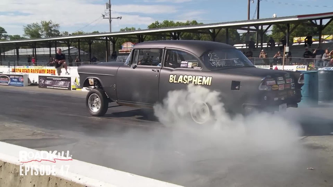 Roadkill | Blasphemi Dragstrip Races! - video Dailymotion