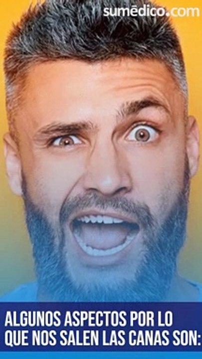 ¿Por qué salen canas? 5 cosas que debes saber sobre la canicie - Vídeo ...